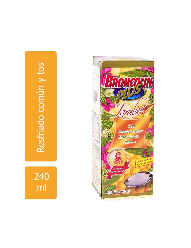 Broncolin Plus Jarabe 240 Ml | Club Presalud